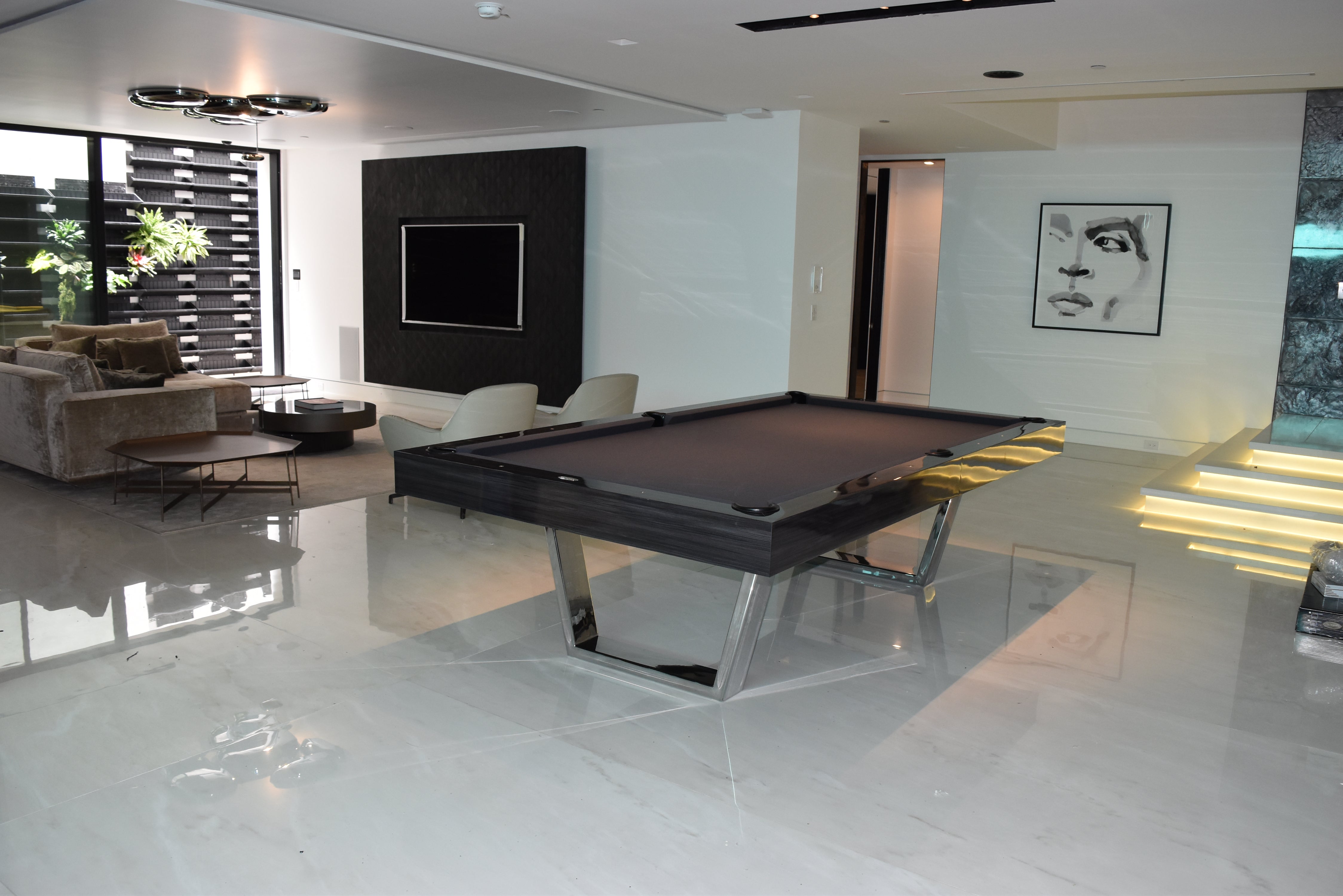 Modern Pool Tables - B A Billiards Custom Modern Tables USA Made